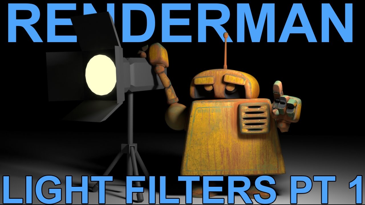 Renderman 21 Light Filters Tutorial Pt 1 Youtube