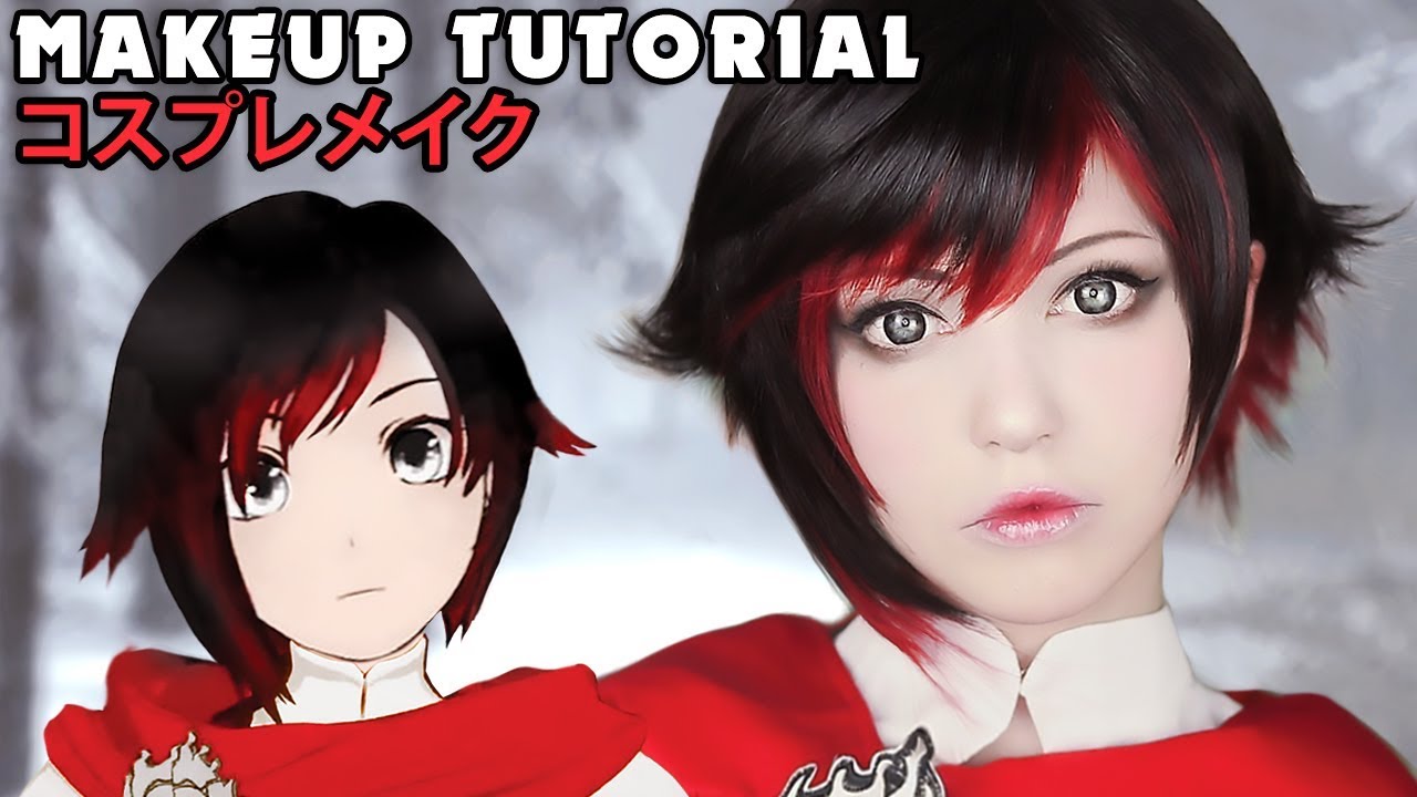 Ruby Cosplay Makeup Tutorial Rwby тшж Youtube