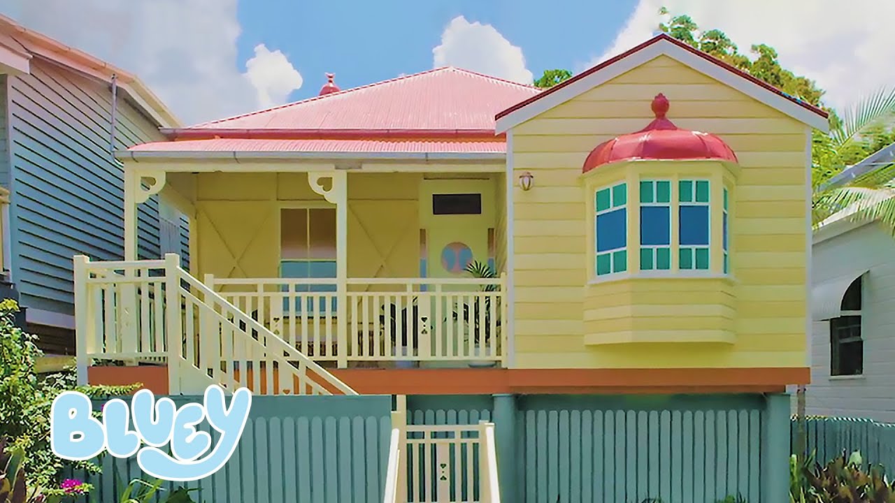 Exploring Bluey S House Airbnb Bluey Youtube