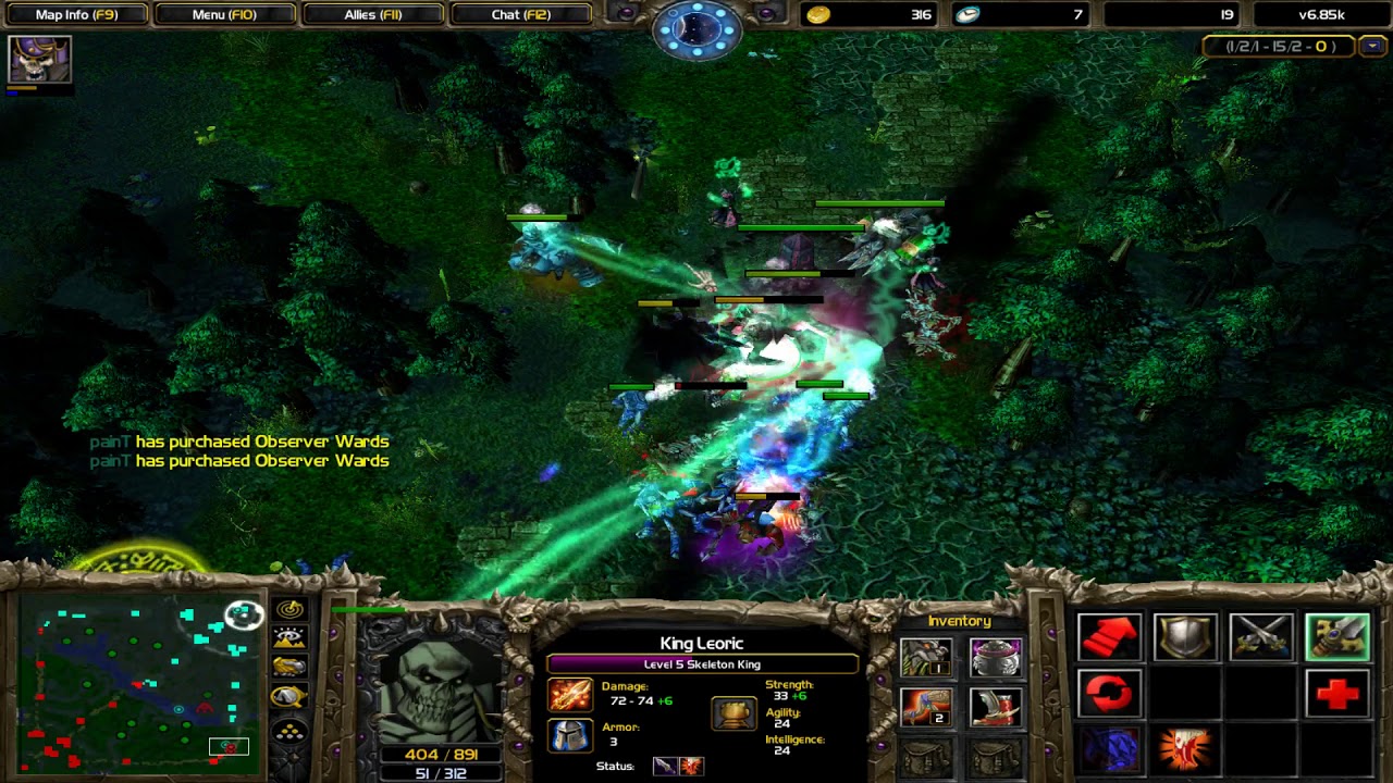 Warcraft 3 Dota Lagabuse Youtube