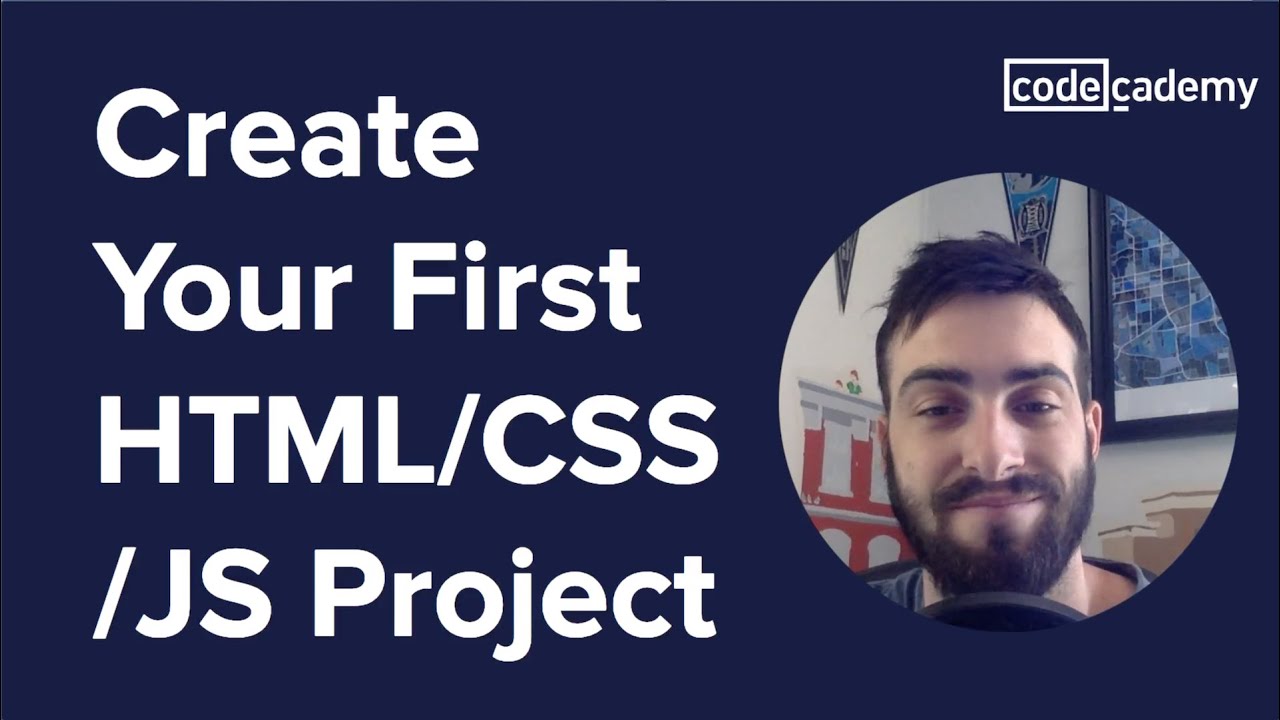 Create Your First Html Css Js Project Youtube