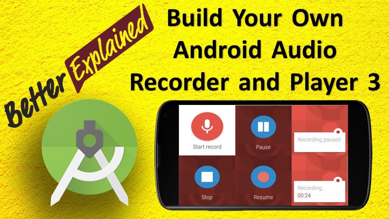 Android Audio Recorder And Player Tutorial In Android N 3 3 Youtube