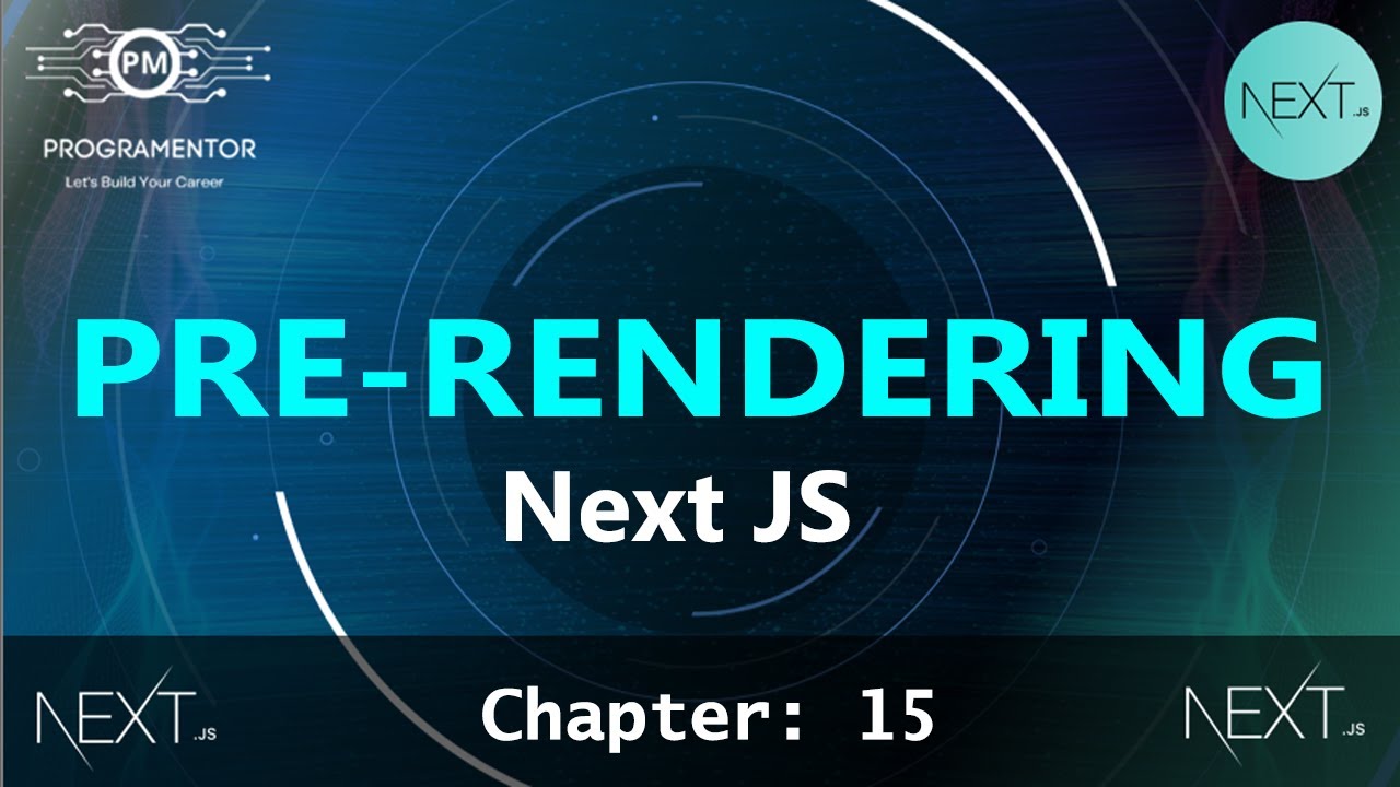 15 Pre Rendering In Next Js Next Js Prerendering Next Js Tutorial