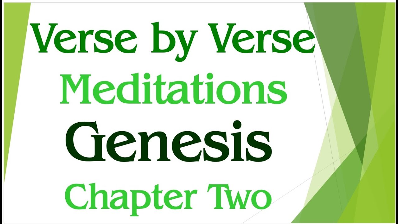 Verse By Verse Meditations Genesis 2 17 Youtube
