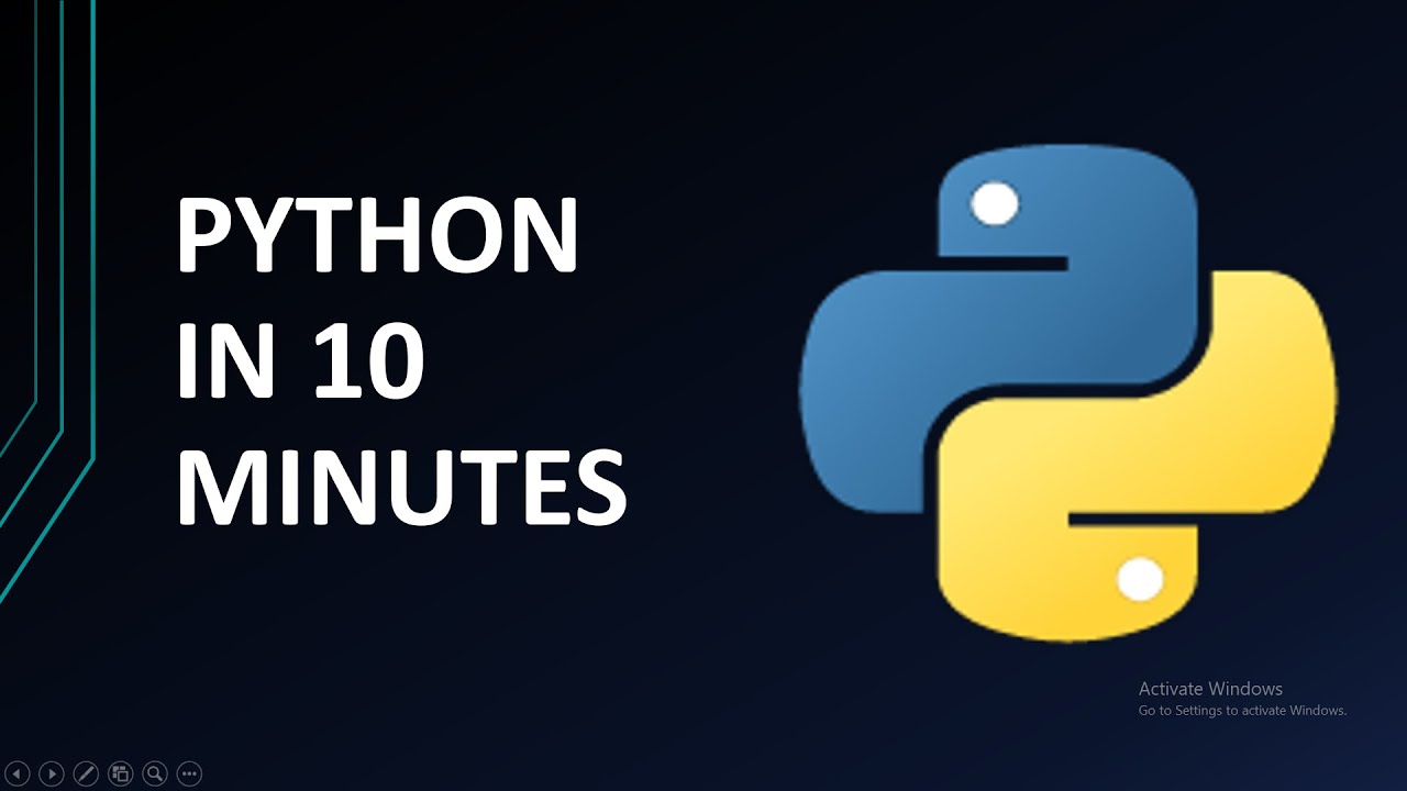 Learn Python In 10 Minutes Youtube