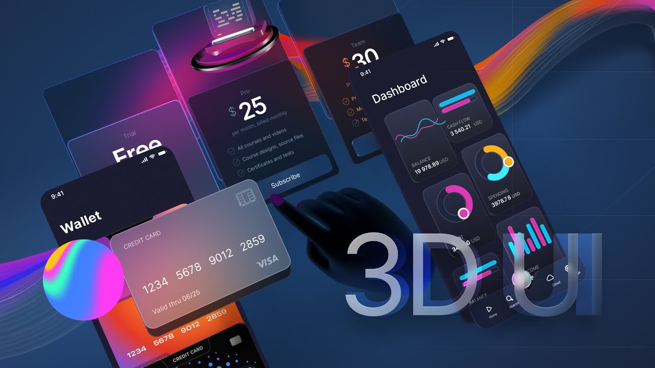 Create 3d Ui Interactions For Websites With Spline Free Course Youtube