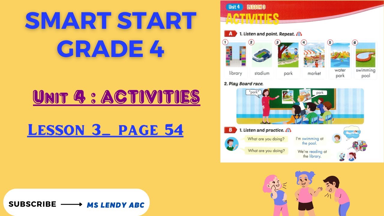 Smart Start Grade 4 Má ši Unit 4 Activities Lesson 3 Page 54 Youtube