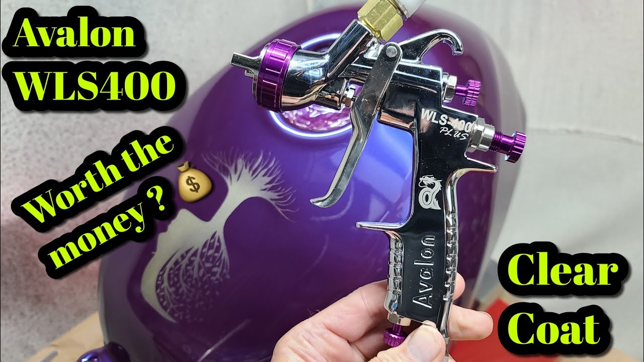 Avalon Wls400 1 4 Spray Gun Kapci 6030 Clear Coat Youtube