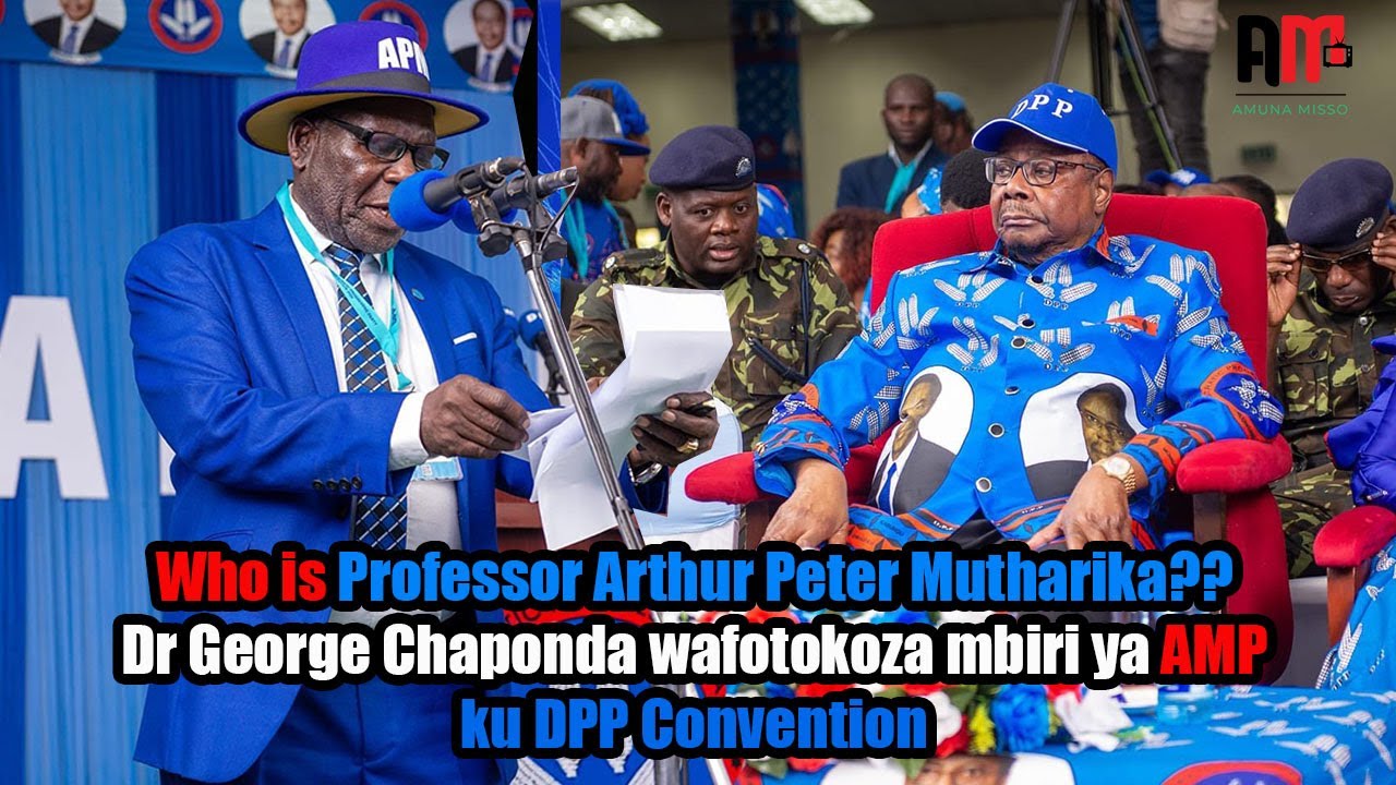 Who Is Professor Arthur Peter Mutharika Chaponda Wafotokoza Mbiri Ya