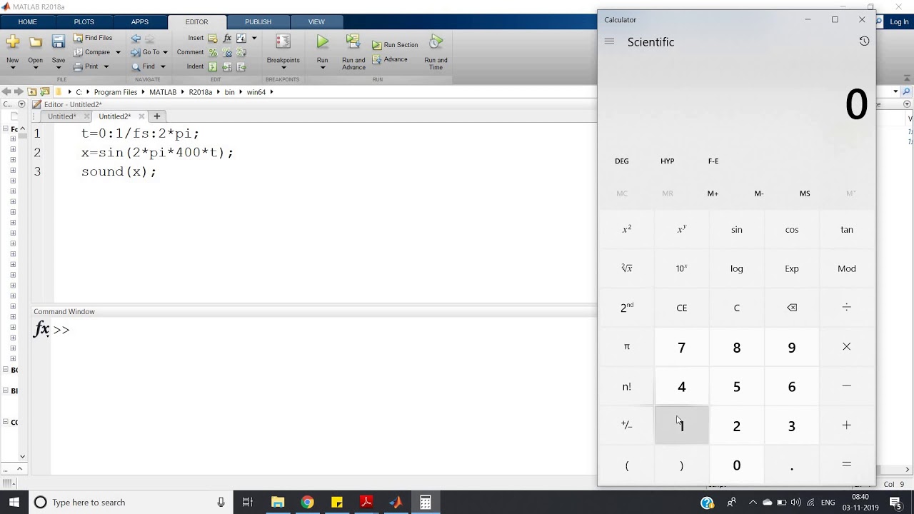Modeling Sound In Matlab Youtube