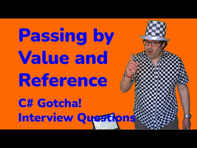 Passing By Value And Reference In C