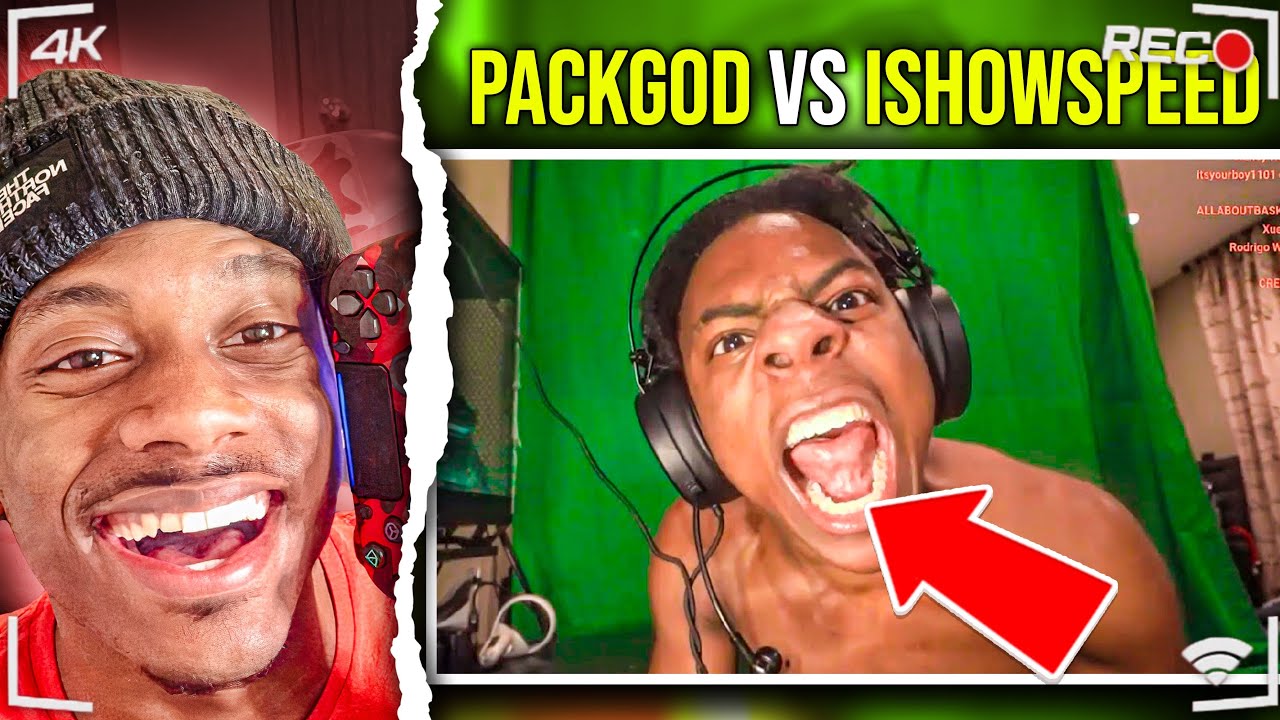 Packgod Vs Ishowspeed Reaction Gets Intense ёяшдта я пёяфеёяек Youtube
