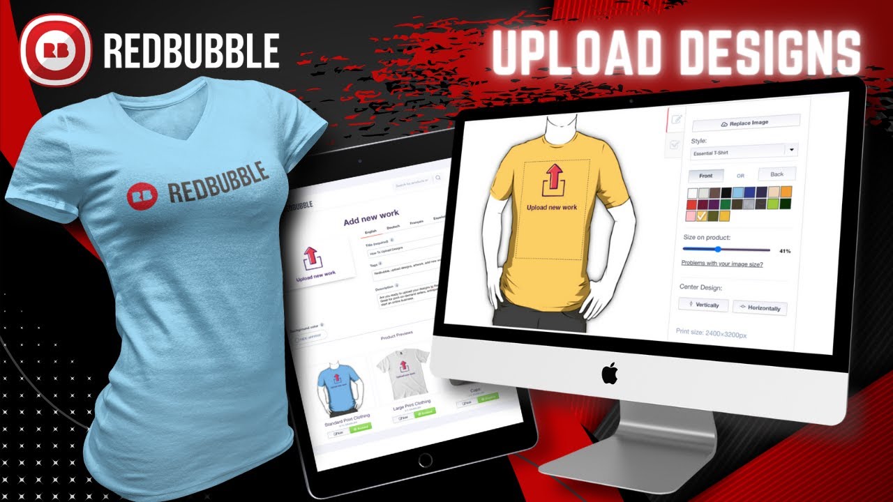 How To Upload Designs To Redbubble With Ease Youtube