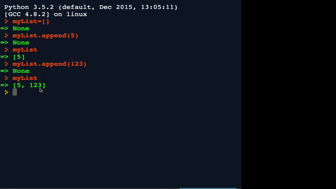 Python 18 Lists Append And Extend Youtube