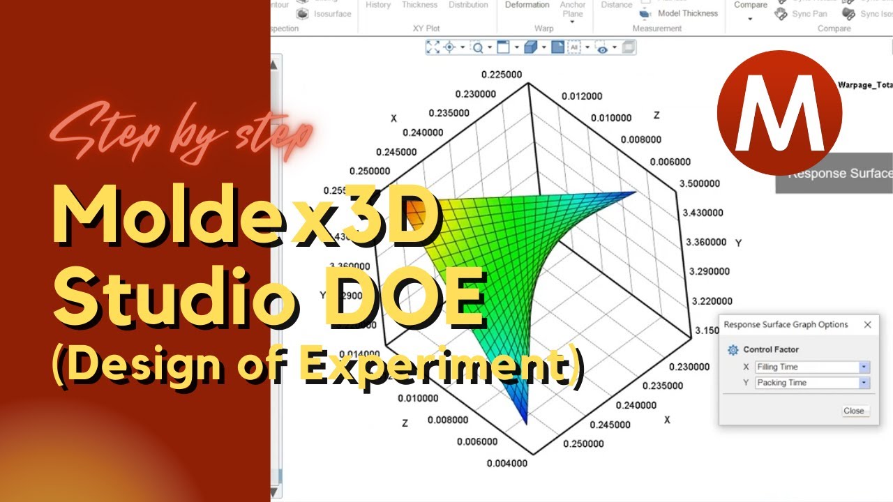 Moldex3d Demo Design Of Experiment Doe Setup And Results Tutorial