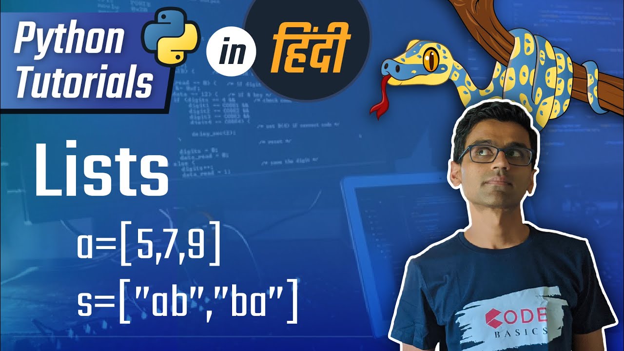 Python Hindi Tutorial 7 Lists Youtube