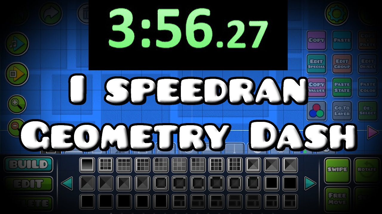 So I Speedran The Geometry Dash Editor Youtube