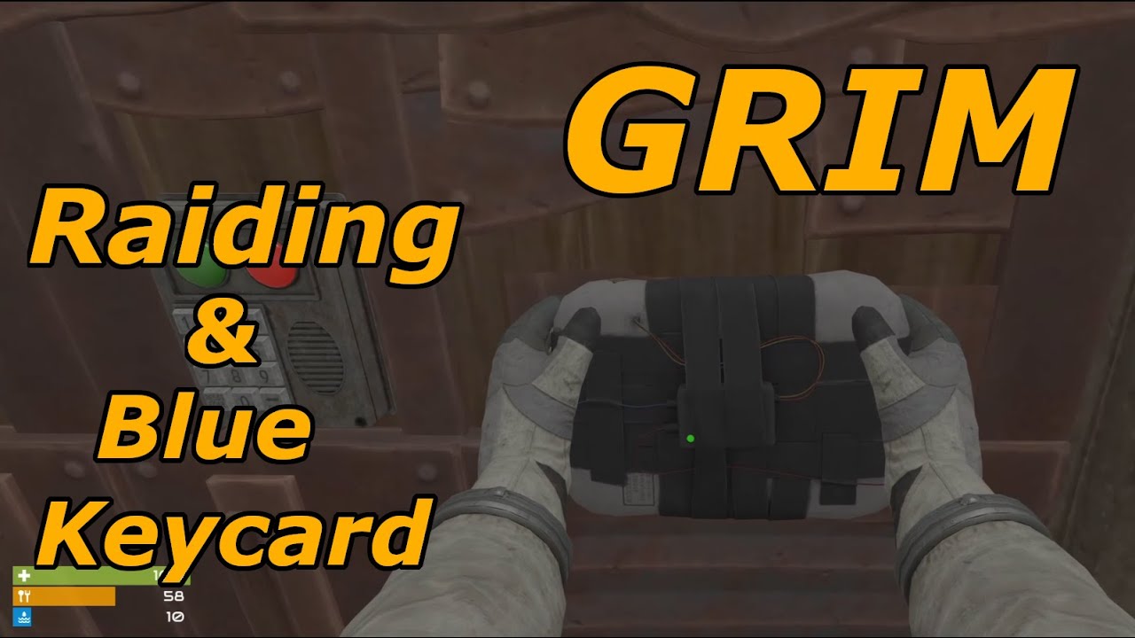 Grim Raiding And Blue Keycard Rust Vr Youtube