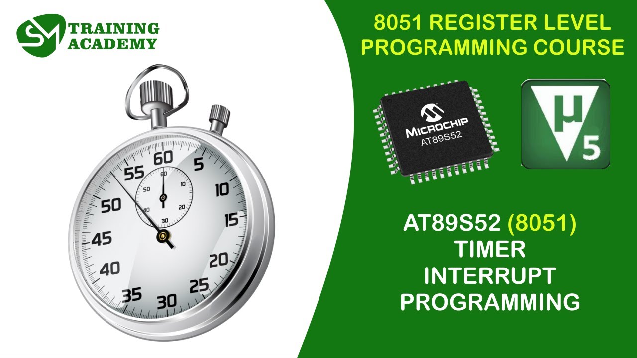 Timer Interrupt Programming In 8051 At89s52 8051 Register Level