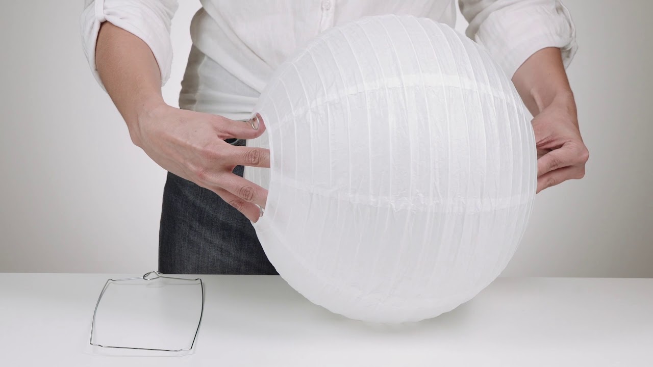 How To Assemble A Paper Lantern 25 White Paper Lanterns Pack By