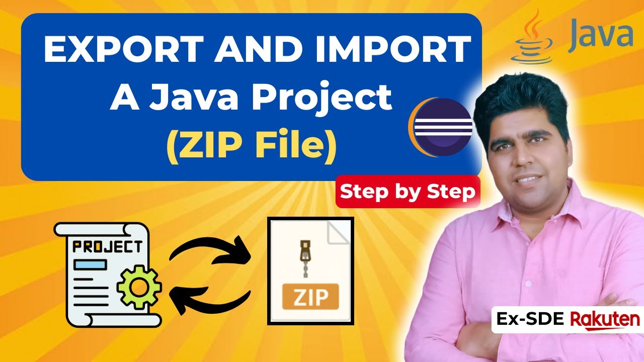 Export Import Java Project In Eclipse Archive File Tutorial Youtube