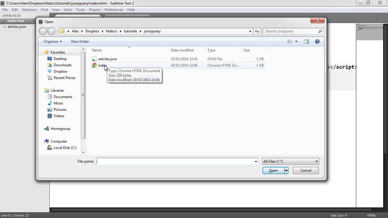 Reading Json With Jquery Youtube