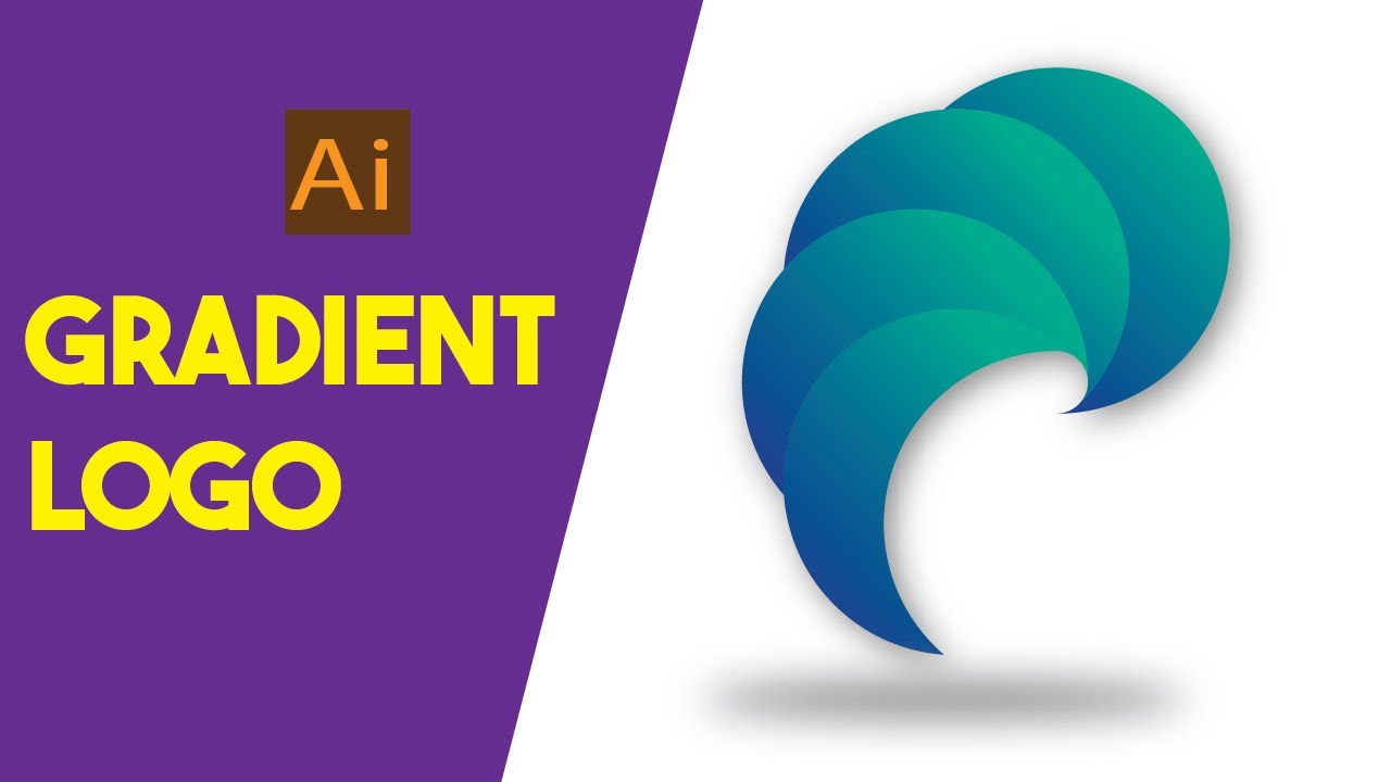 How To Design A Gradient Logo In Adobe Illustrator Youtube
