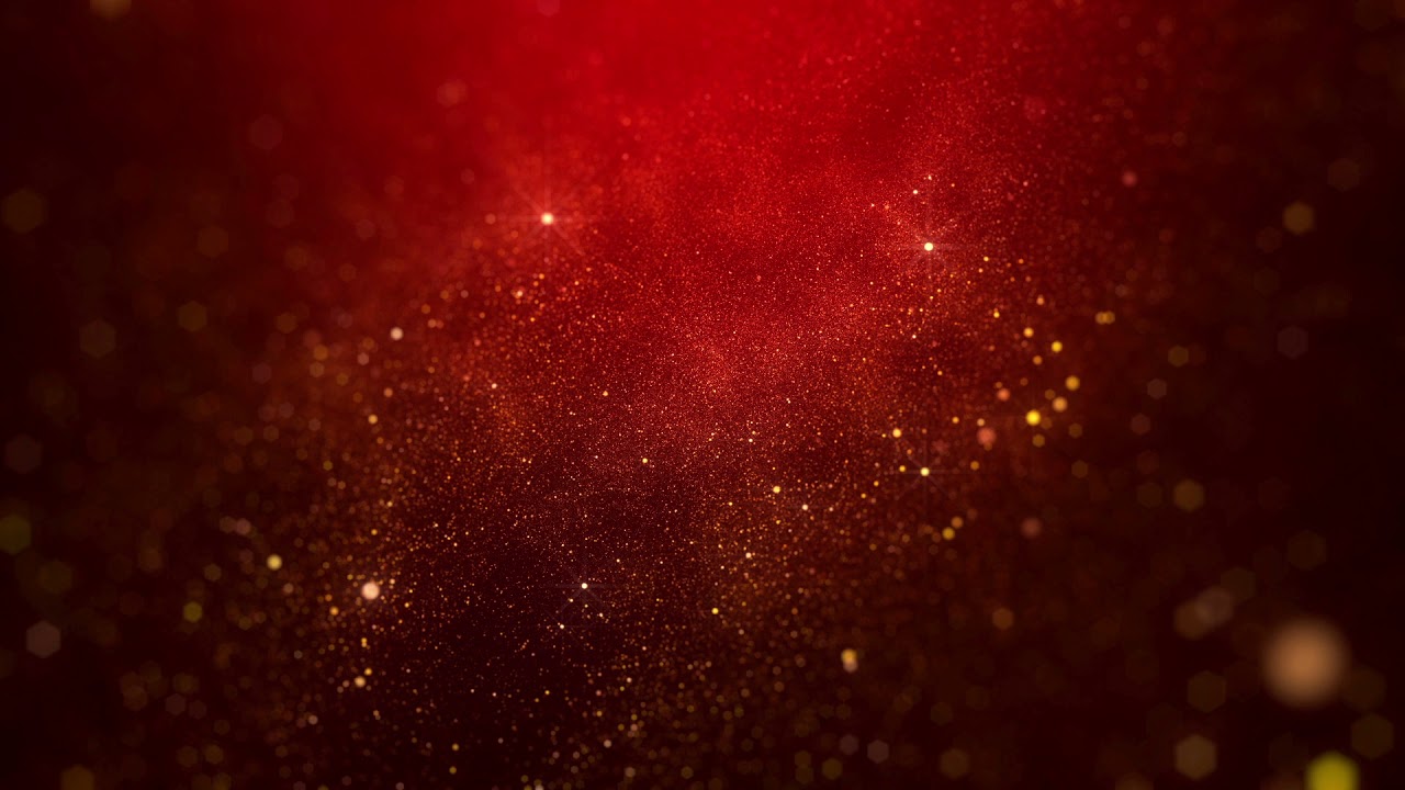 Clean Red Gold Particles Background Youtube