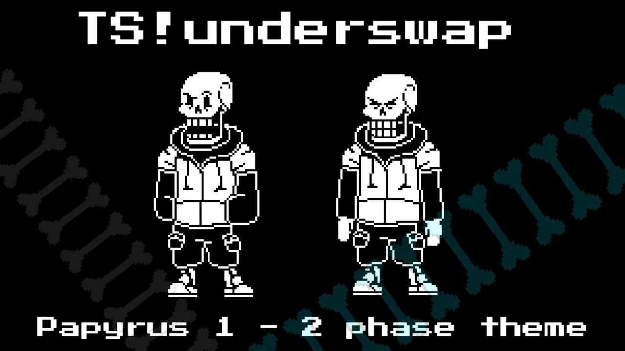 Ts Underswap Papyrus 1 2 Phase Theme Animated Video Youtube