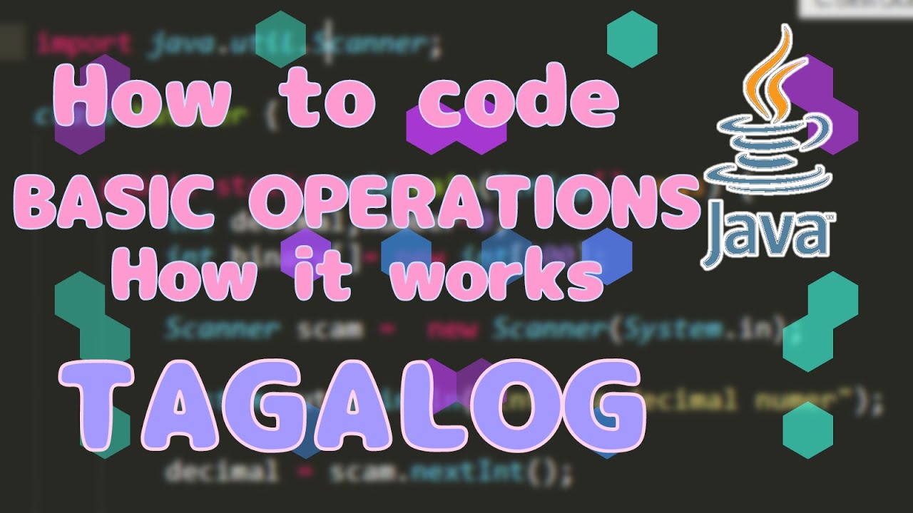Basic Operations In Java Simple How To Program Paano Mag Proram