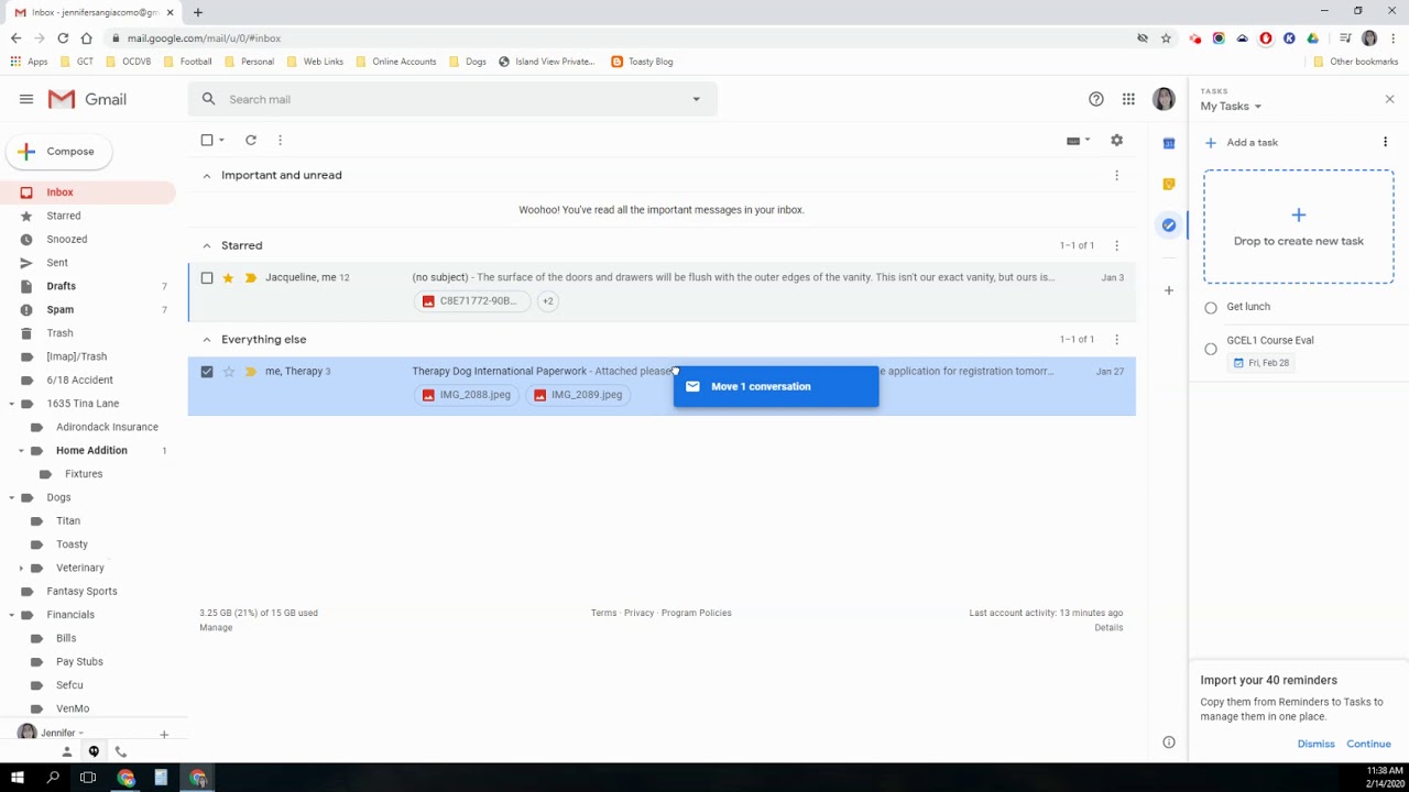 Create And Manage Tasks From Gmail Youtube