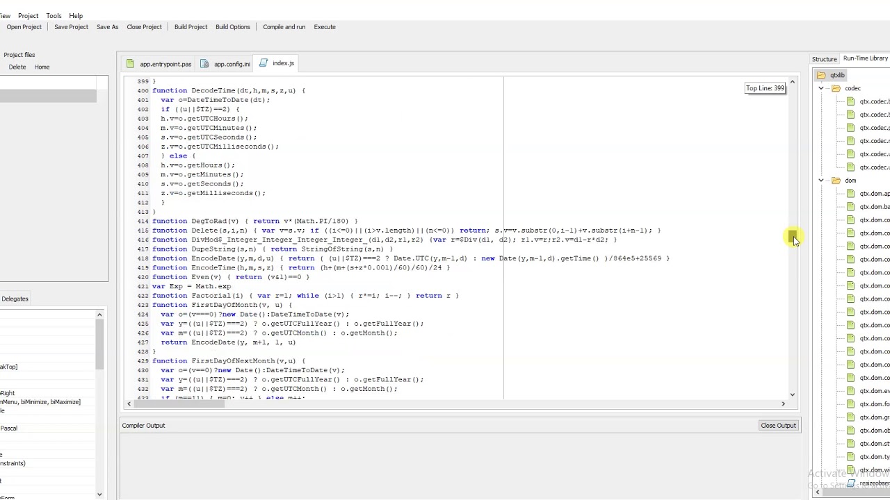Quartex Pascal Ide And Compiler Youtube