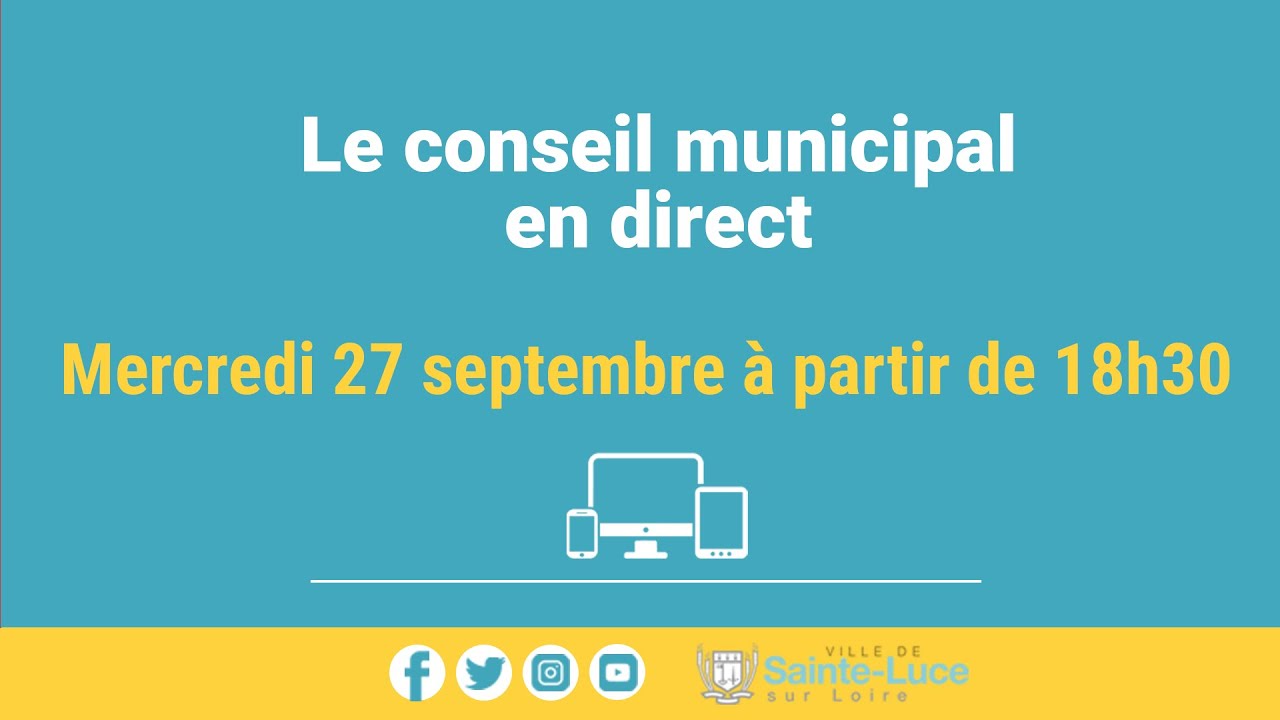 Conseil Municipal Du 27 Septembre 2023 Youtube