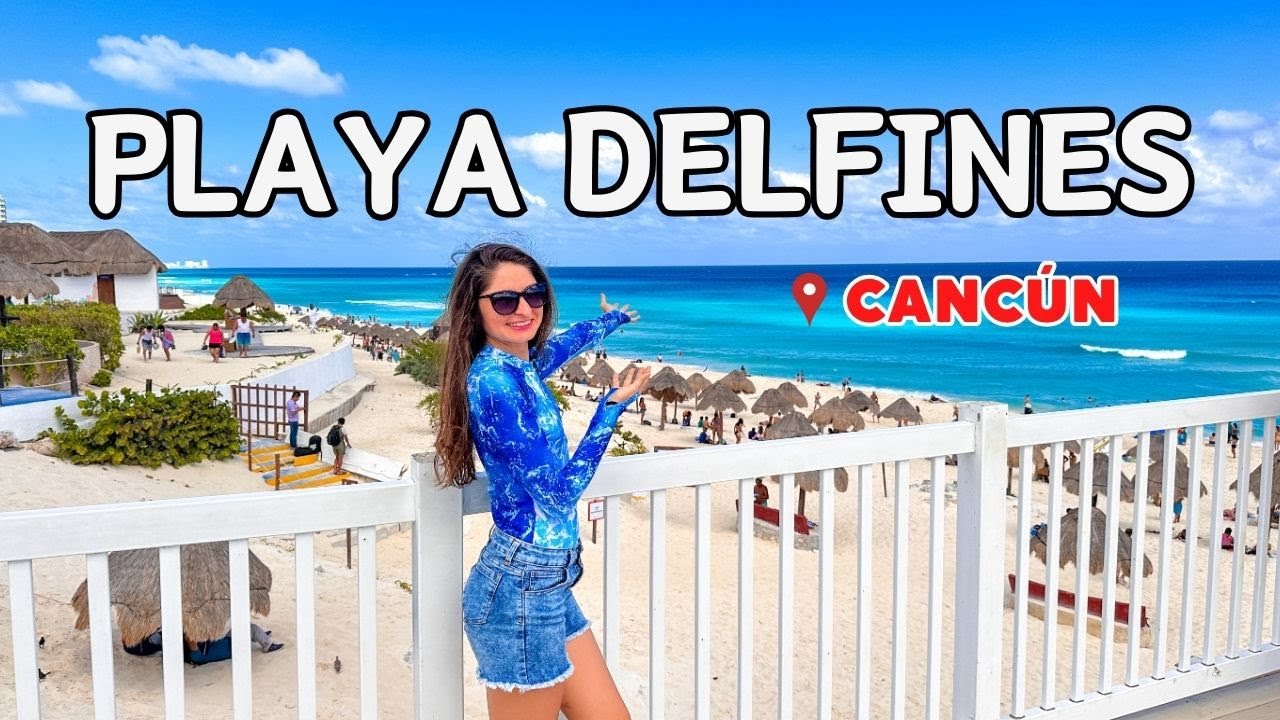 Asг Es La Playa Mгѓs Famosa De Cancгљn рџџ пёџ Playa Delfines Mг Xico 4k