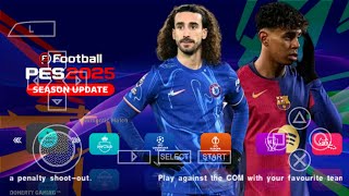 Efootball Pes 2025 Ppsspp Original Iso Download Update All Kits Mk ...