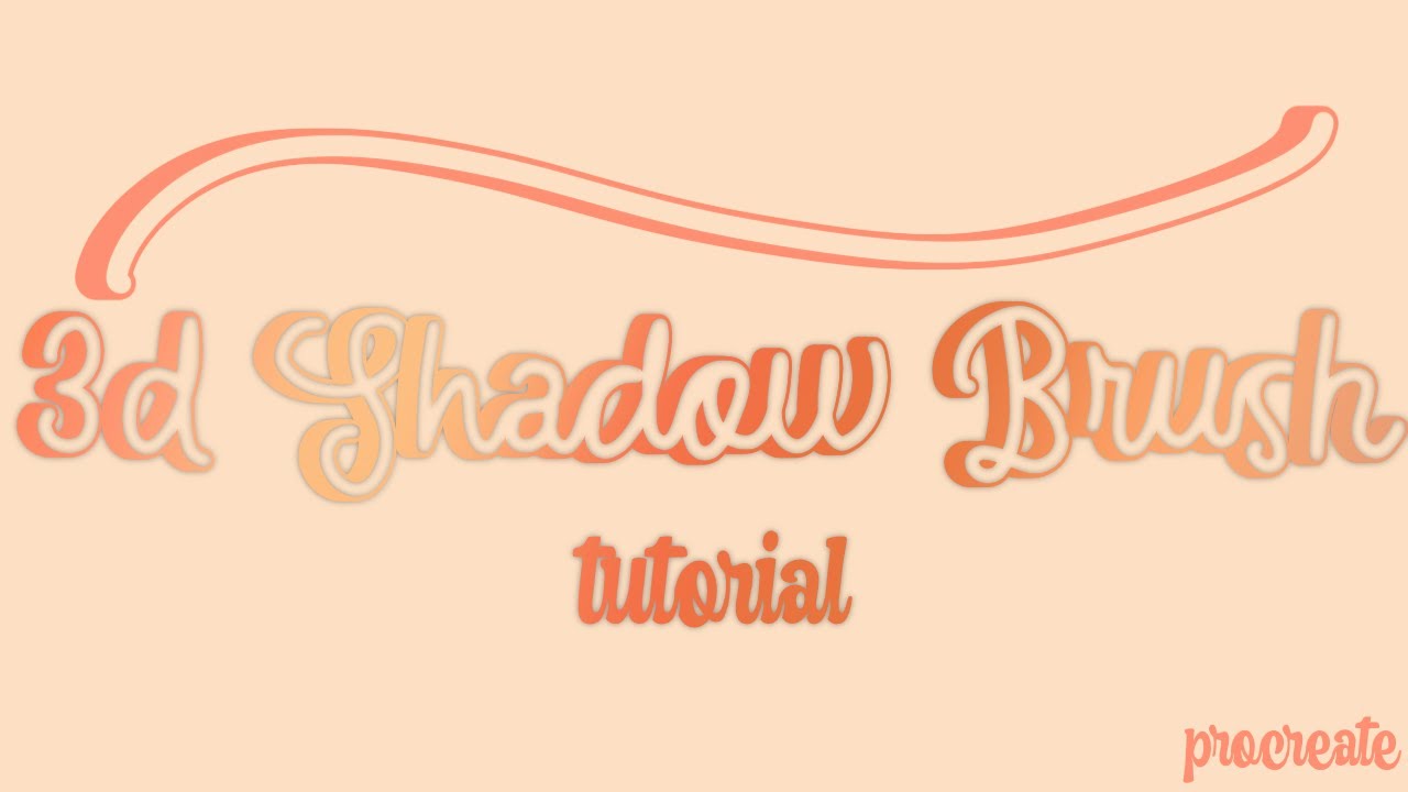3d Shadow Brush Tutorial Procreate Youtube
