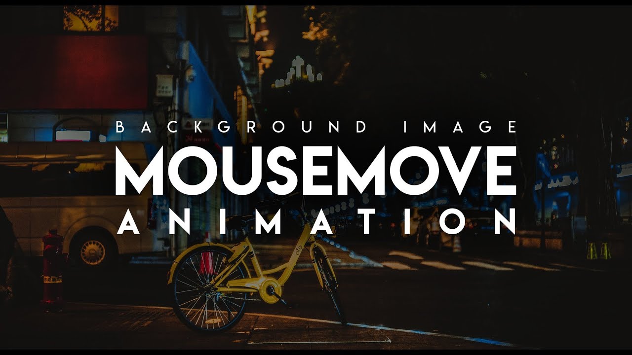 Mousemove Animation Html Css Jquery Youtube