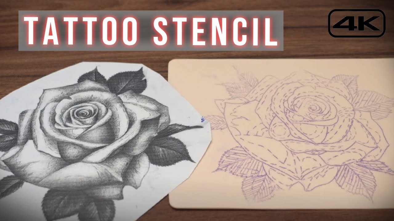 How To Make A Tattoo Stencil Beginner Tutorial Youtube