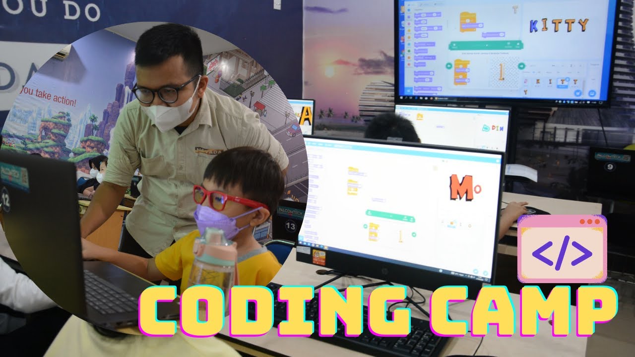 Serunya Anak Anak Belajar Coding Bersama Kursus Coding Camp Di
