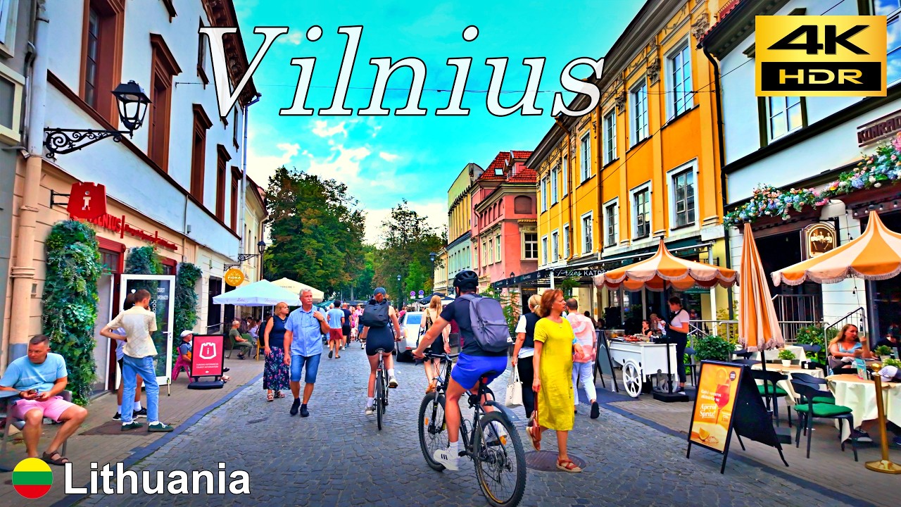 Vilnius Walking Tour Lithuania рџ рџ August 2024 4k Hdr Youtube