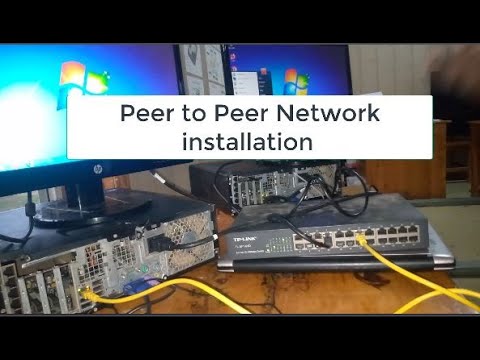 Peer To Peer Network Installation Youtube
