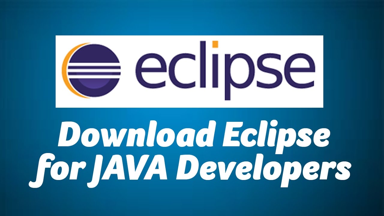 Install Eclipse For Java Developers Youtube