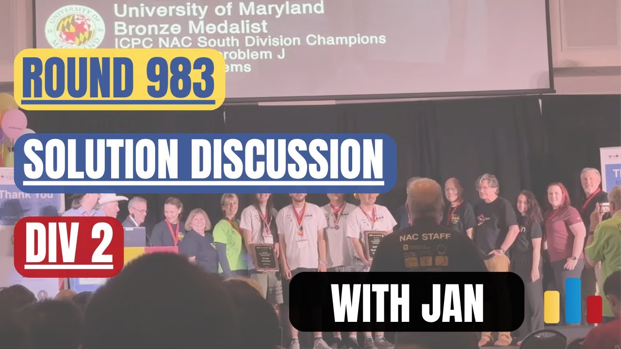 Codeforces Round 983 Div 2 Programming Contest Solution Discussion