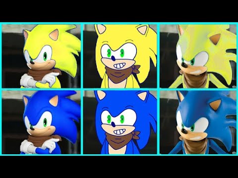 Sonic The Hedgehog Movie Super Sonic Boom Vs Sonic Boom Uh Meow All