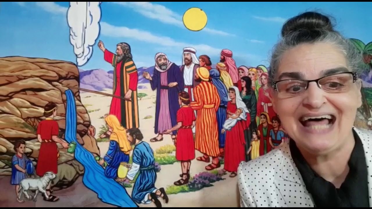 Escuela Bíblica Dominical Para Niños Agua De La Roca éxodo 17 1 7