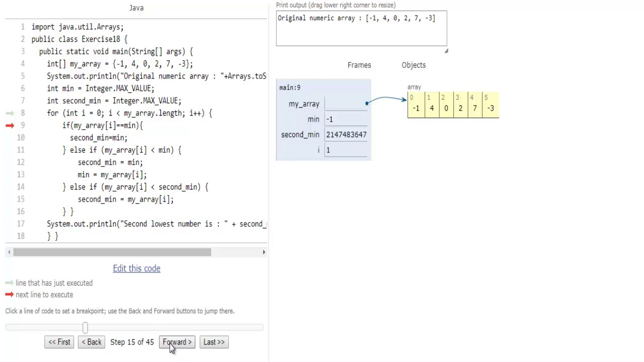 W3resource Java Array Exercise 18 Youtube