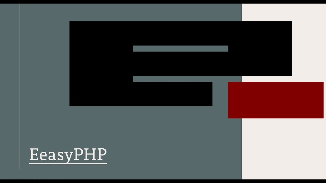Easyphp Tutoriel Youtube