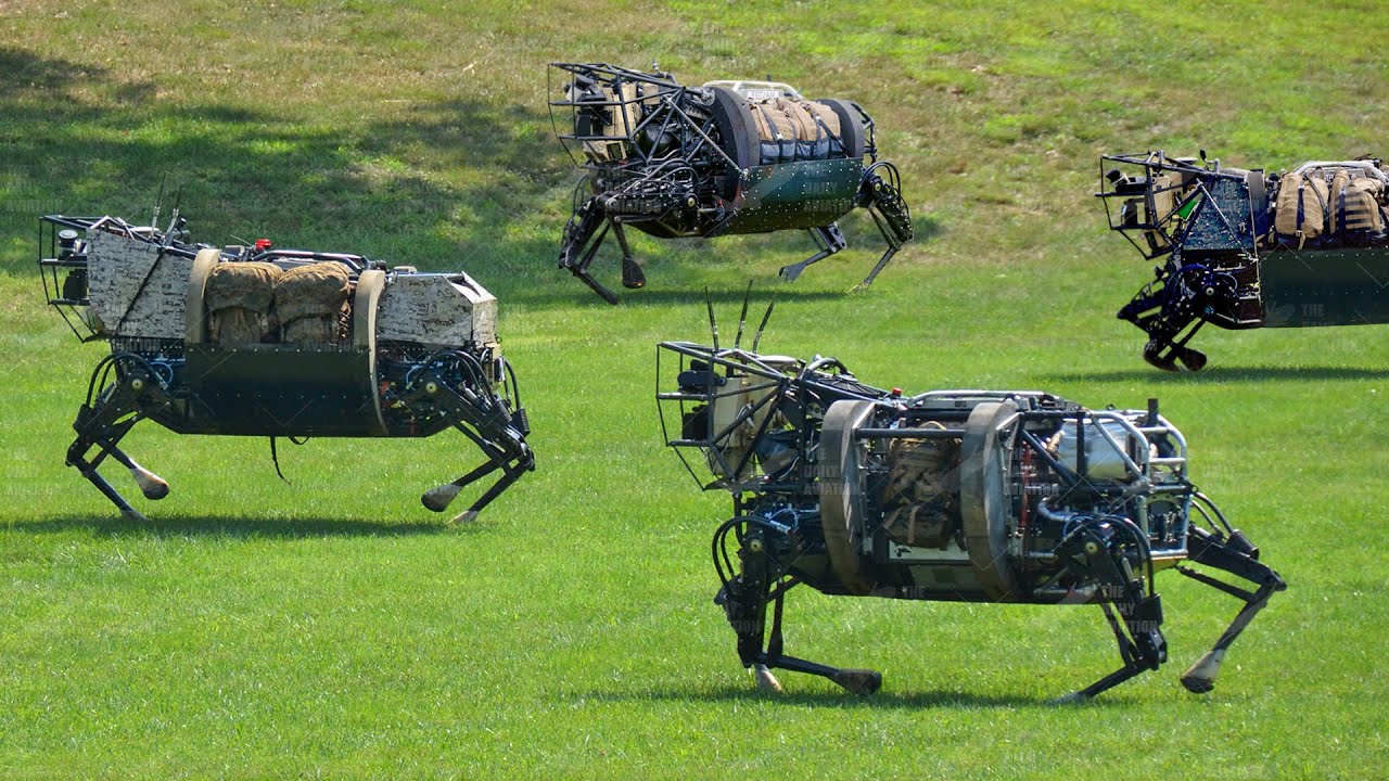 Us Testing An Army Of Weird Robots In Real Life Go It