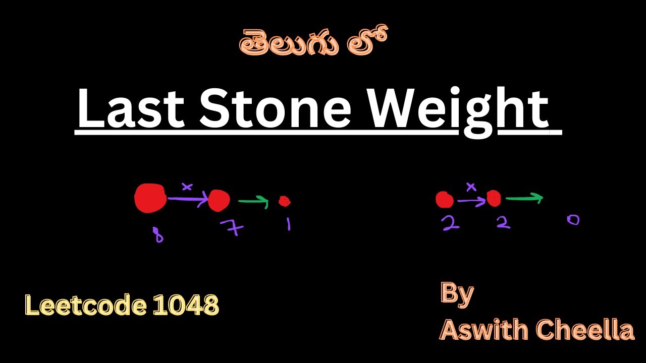 Last Stone Weight Leetcode 1046 Dsa In Python а а а іа ѓа а ѓ а іа Youtube