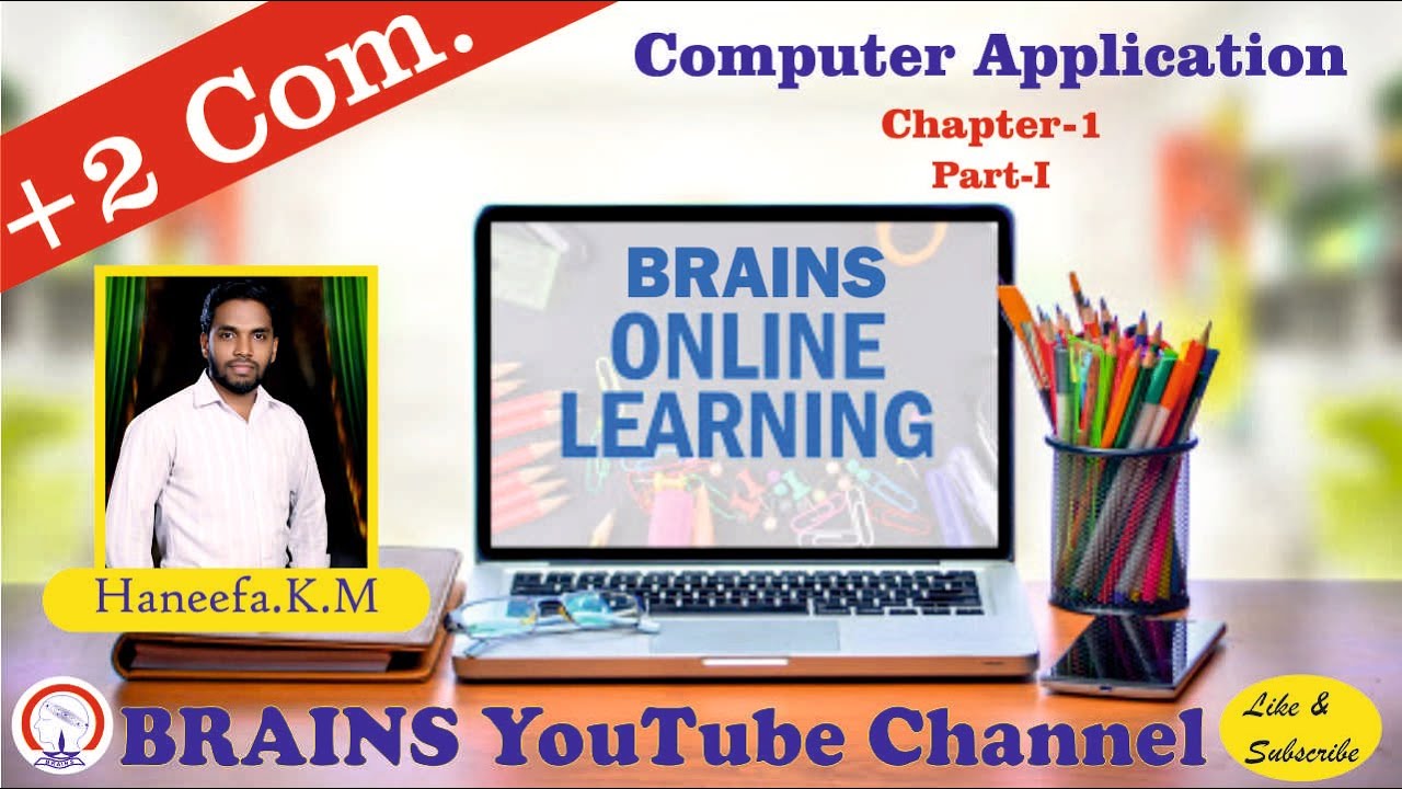 2 Commerce Computer Application Chapter 1 Part 1 Youtube